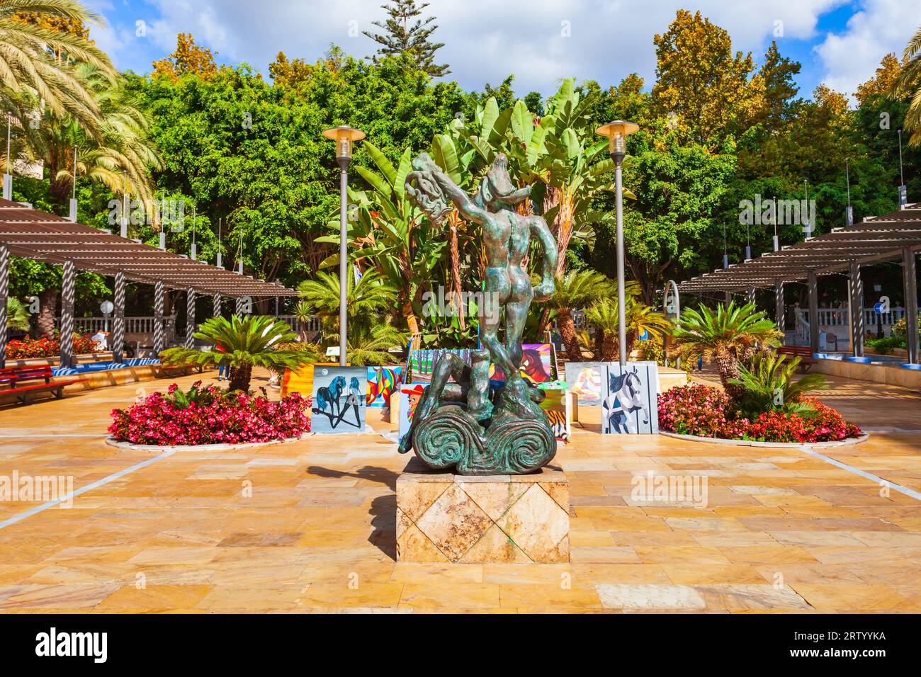 Marbella, Spain - October 24, 2021: Salvador Dali Sculptures at the ...