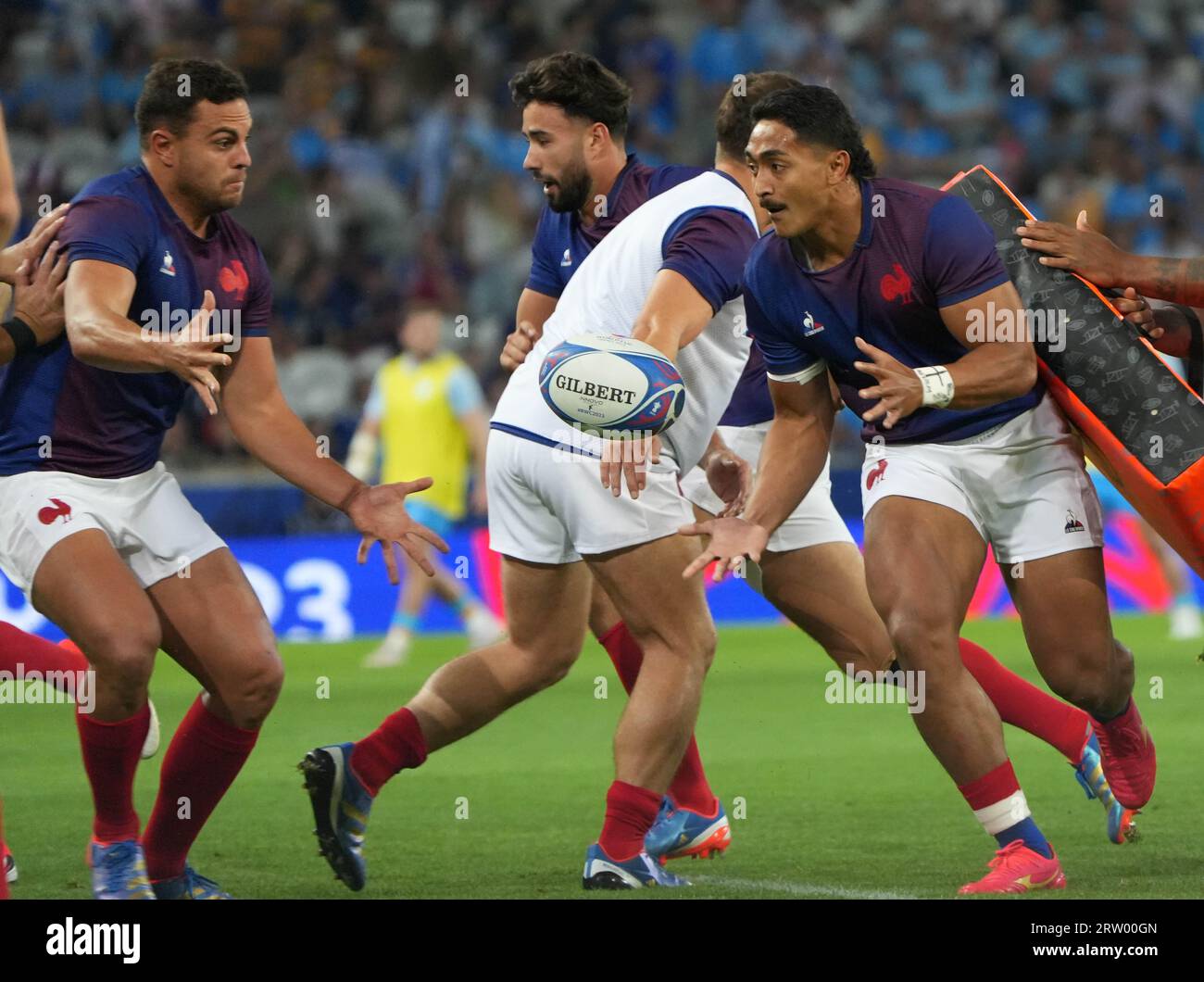 Yoram MOEFANA of France during the World Cup 2023, Pool A rugby union ...