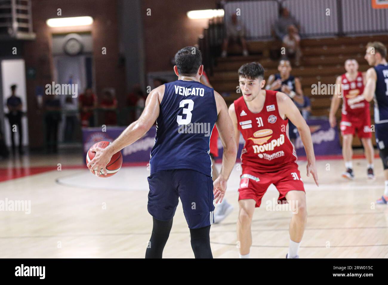 # 3 Luca Vencato (Reale Mutua Basket Torino) during Supercoppa LNP Old ...