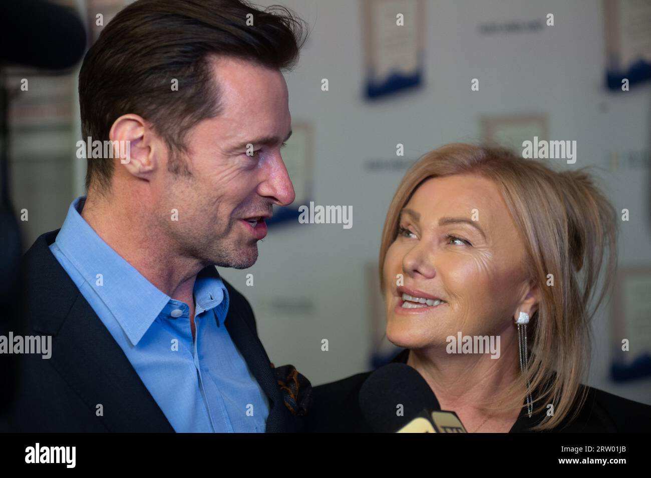 Hugh Jackman and Deborra-lee Furness attend Bob Roth's "Strength In ...