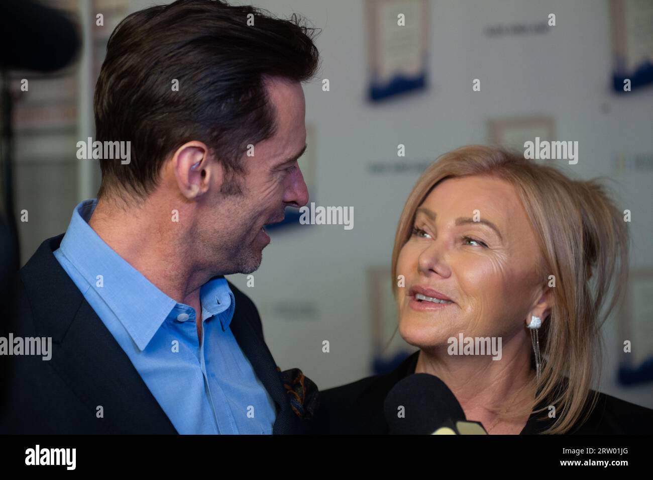 Hugh Jackman and Deborra-lee Furness attend Bob Roth's "Strength In ...