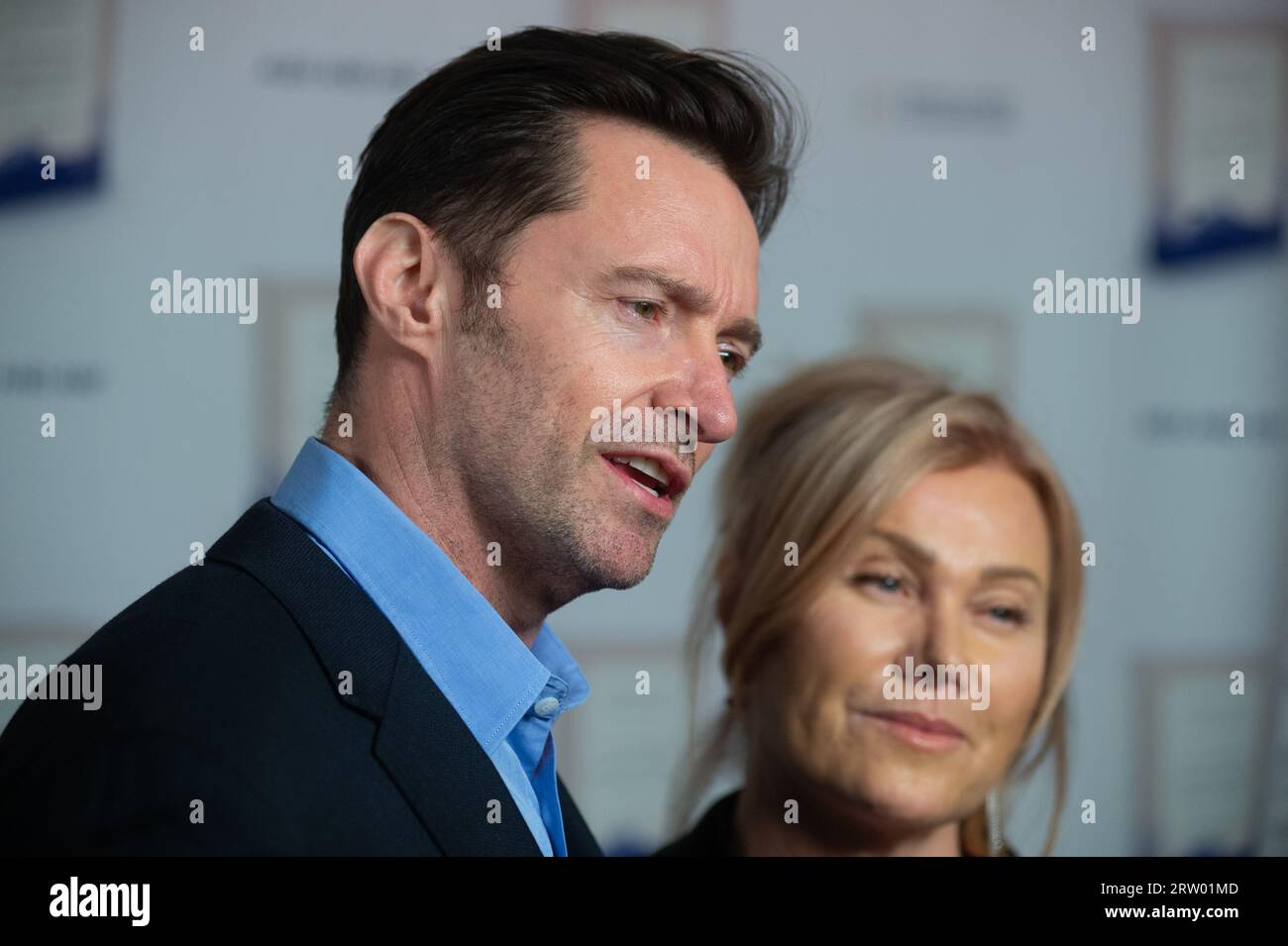 Hugh Jackman and Deborra-lee Furness attend Bob Roth's "Strength In ...