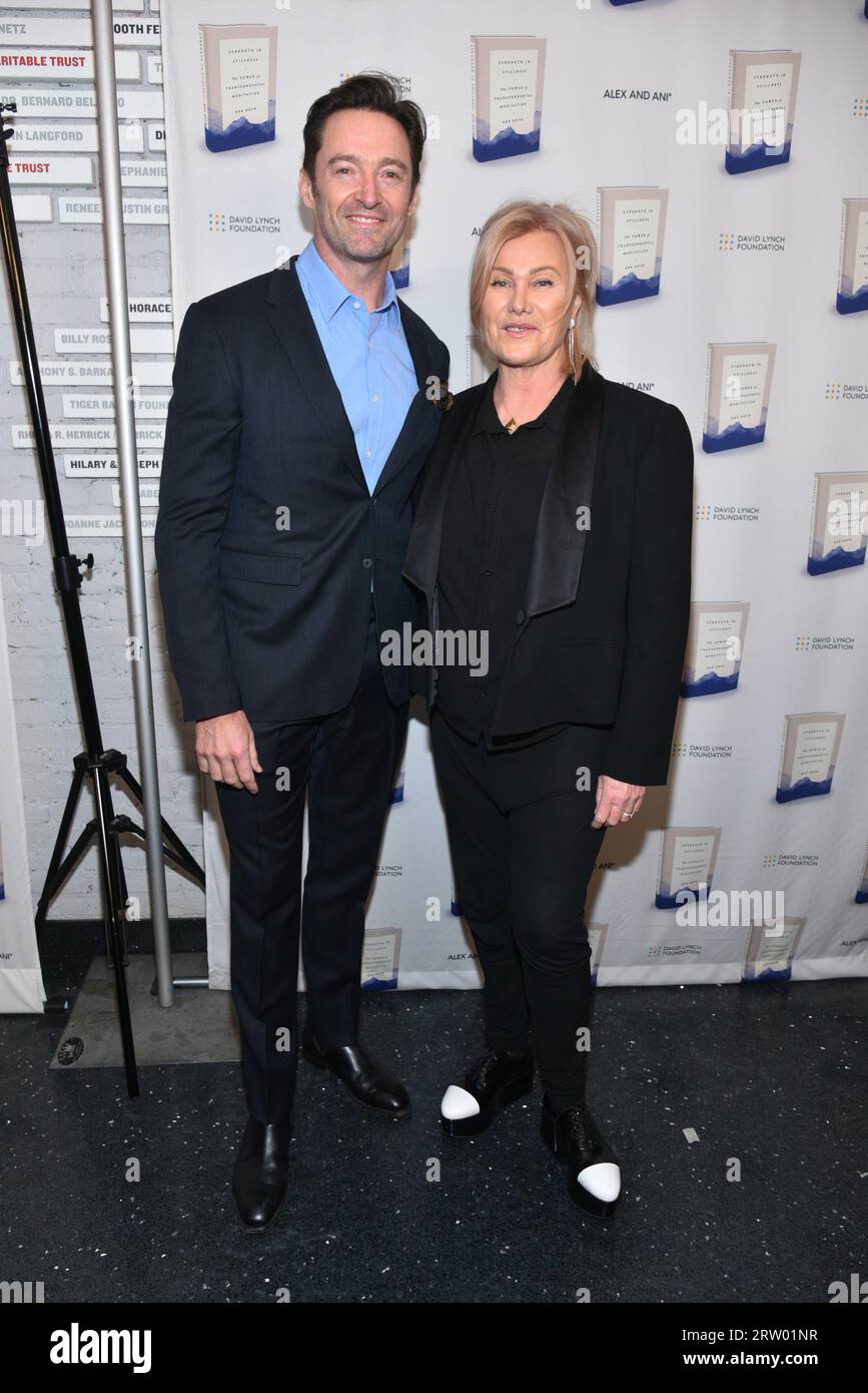 Hugh Jackman and Deborra-lee Furness attend Bob Roth's "Strength In ...