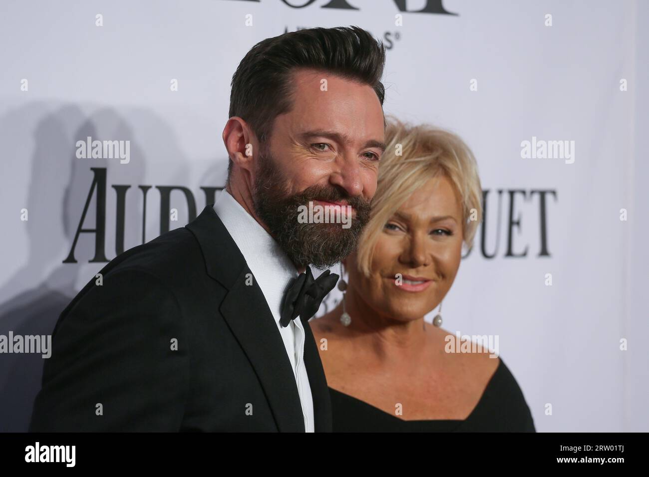 Hugh Jackman and Deborra-Lee Furness attend the 68th Annual Tony Awards ...