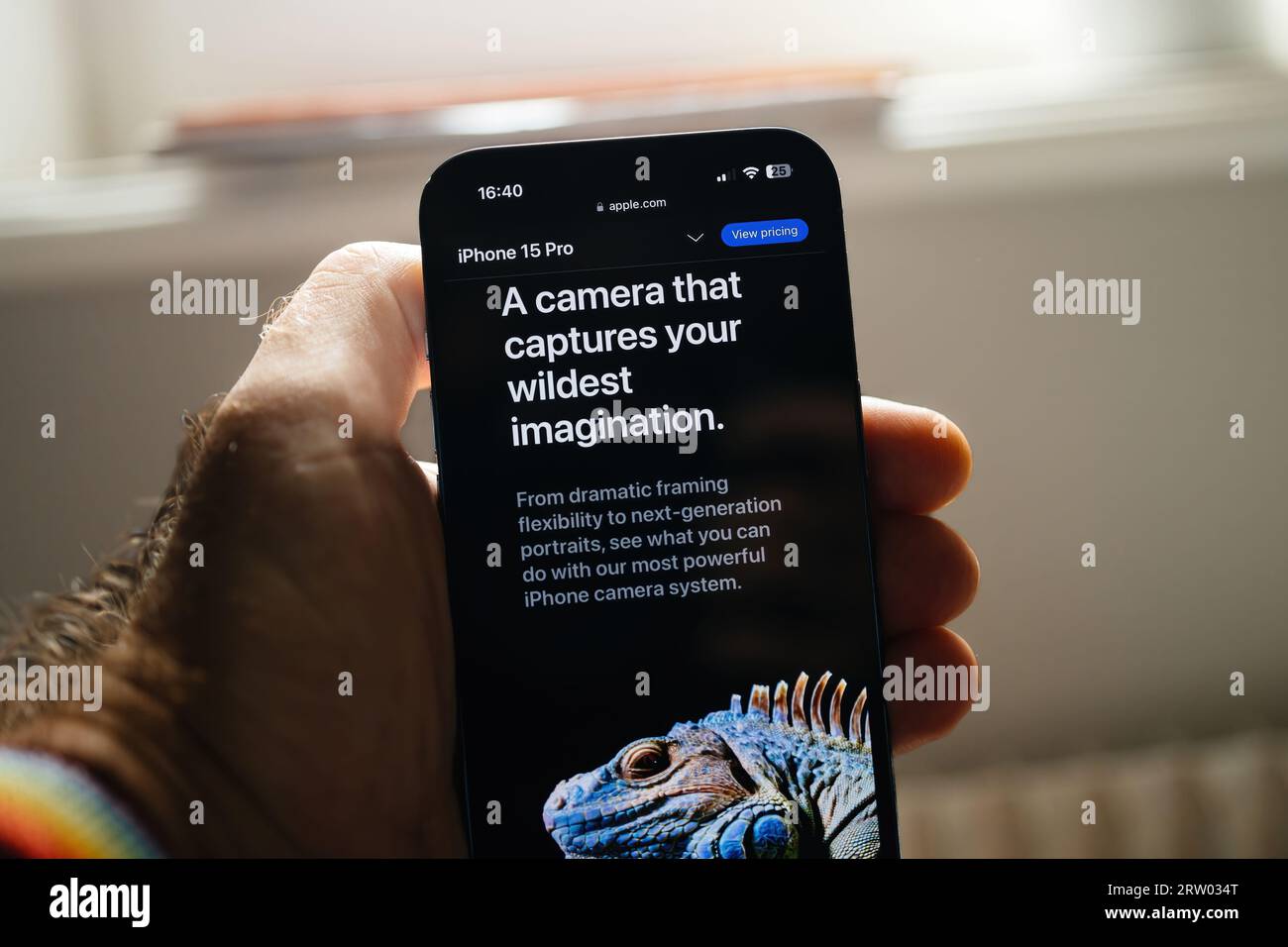 London, UK - Sep 14, 2023: message 'A Camera That Captures the Wildest ...