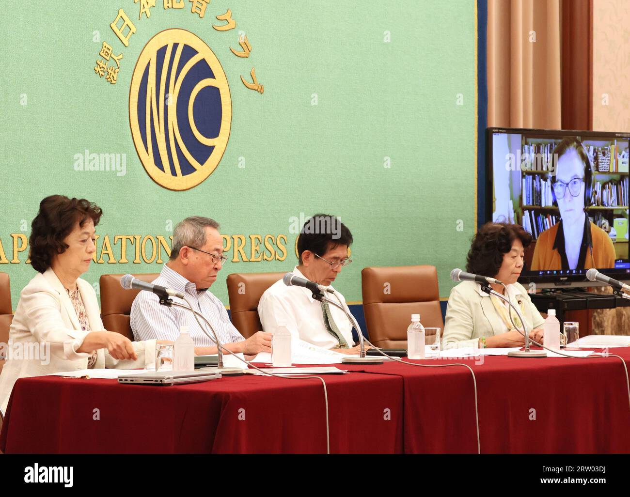 Tokyo, Japan. 15th Sep, 2023. (L-R) International Council on Monuments ...
