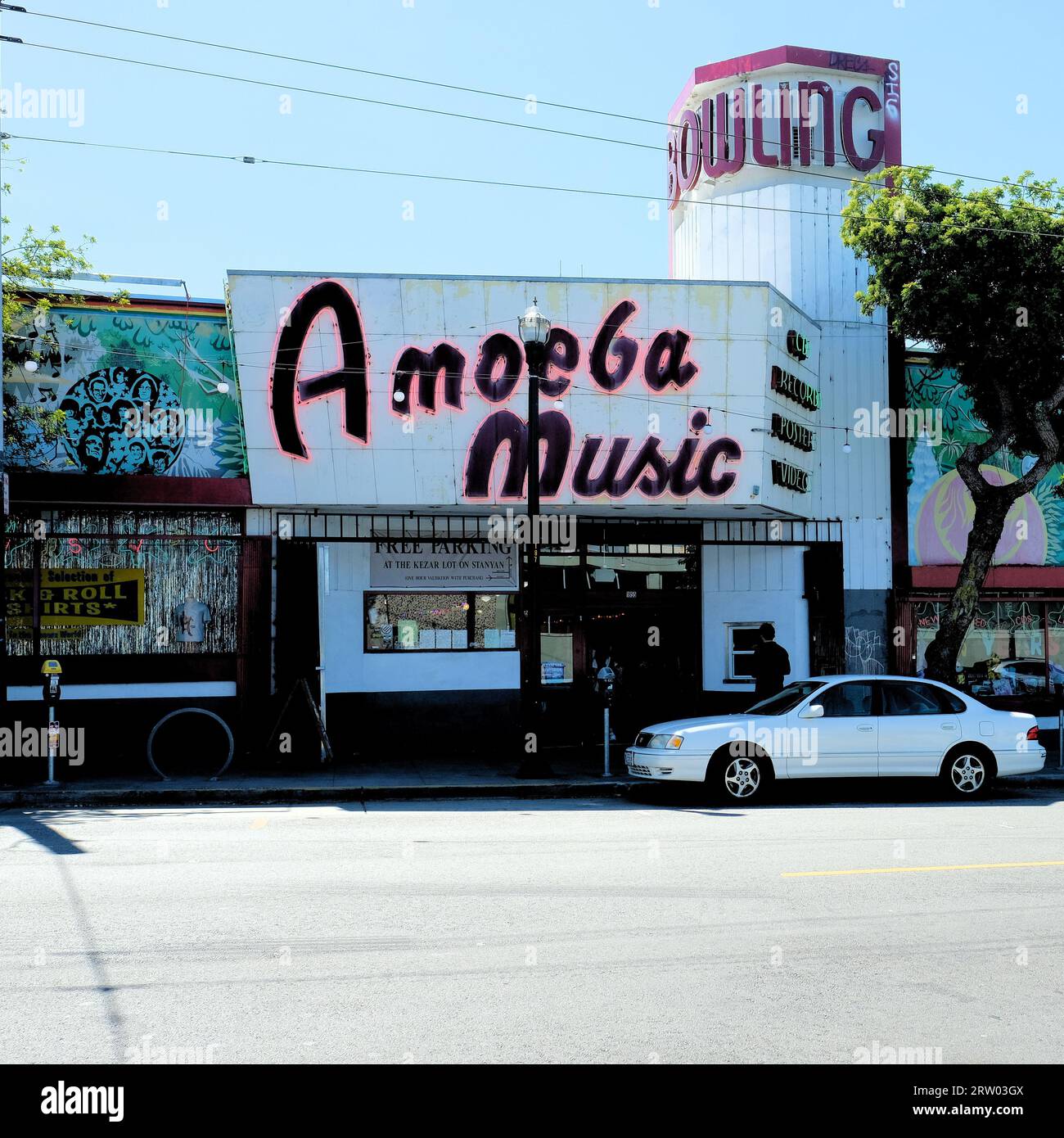 Amoeba Music store on Haight Street in the Haight Ashbury neighborhood ...