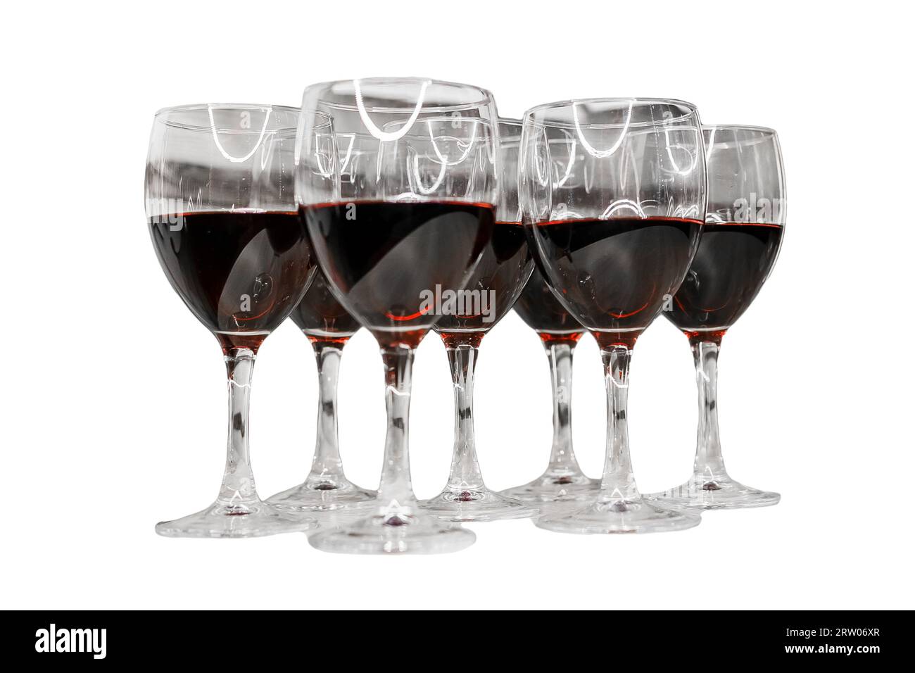 Tasting red wine many Cut Out Stock Images & Pictures - Alamy