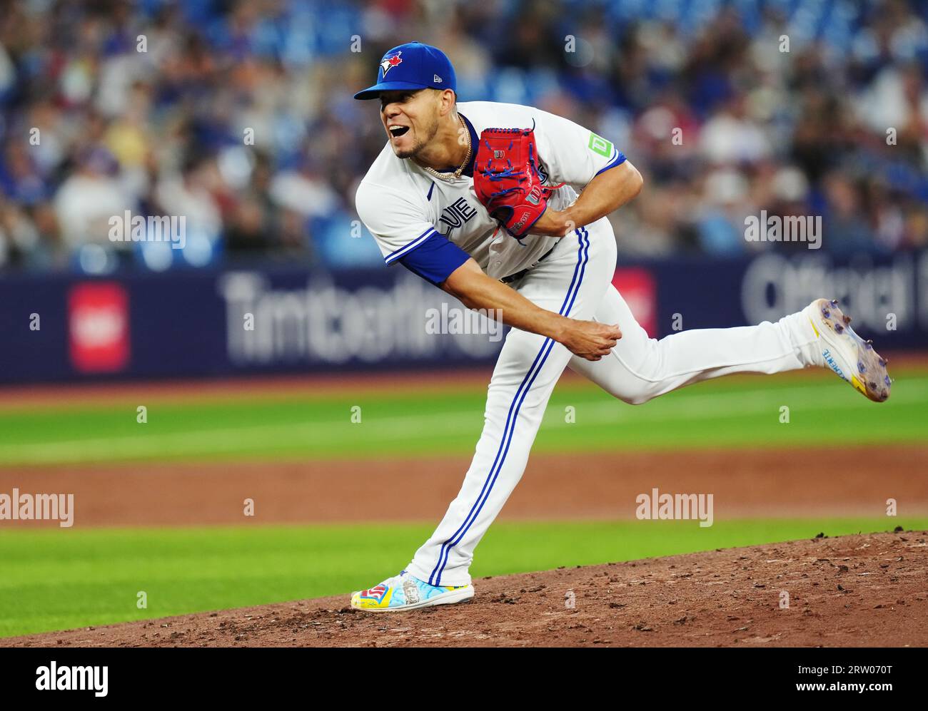 Toronto, Canada. 15th Sep, 2023. Toronto Blue Jays starting pitcher ...