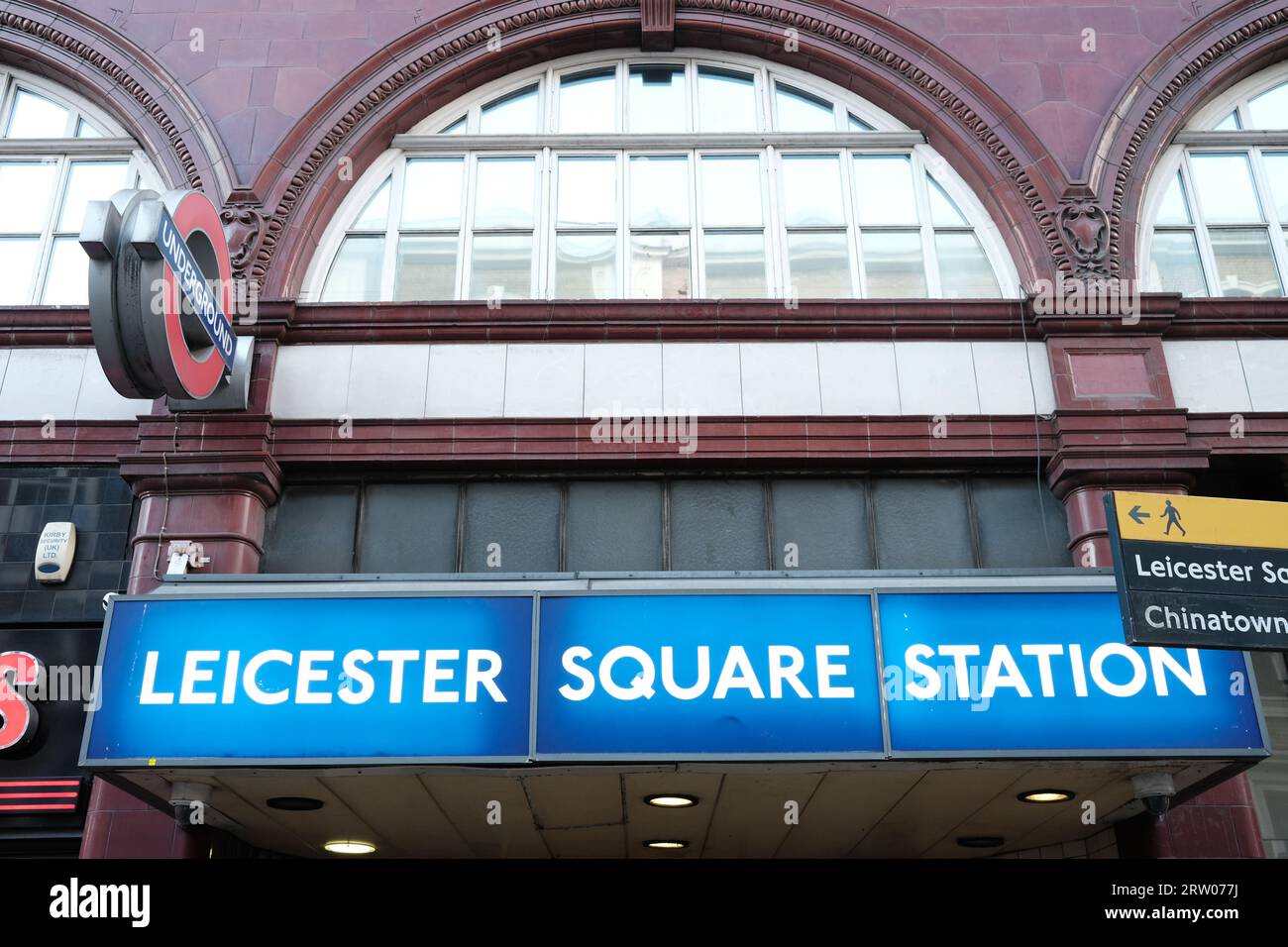 Leicester square station entrance hi-res stock photography and images ...