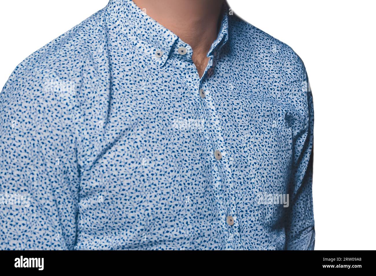 Blue pattern shirt hi-res stock photography and images - Alamy