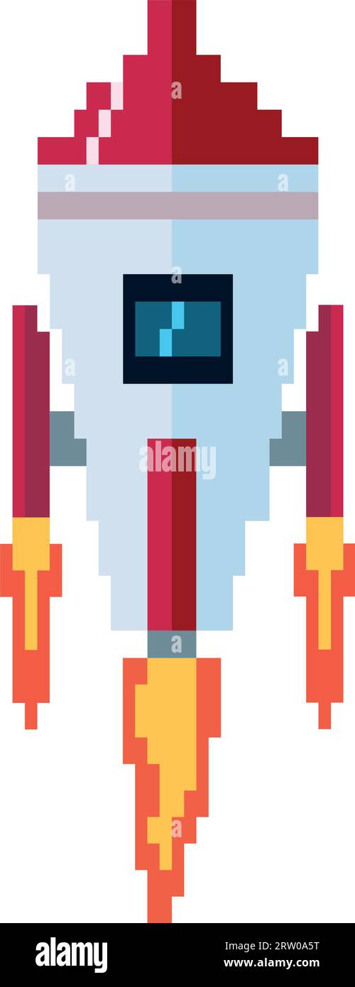 battle ship pixels space arcade Stock Vector Image & Art - Alamy