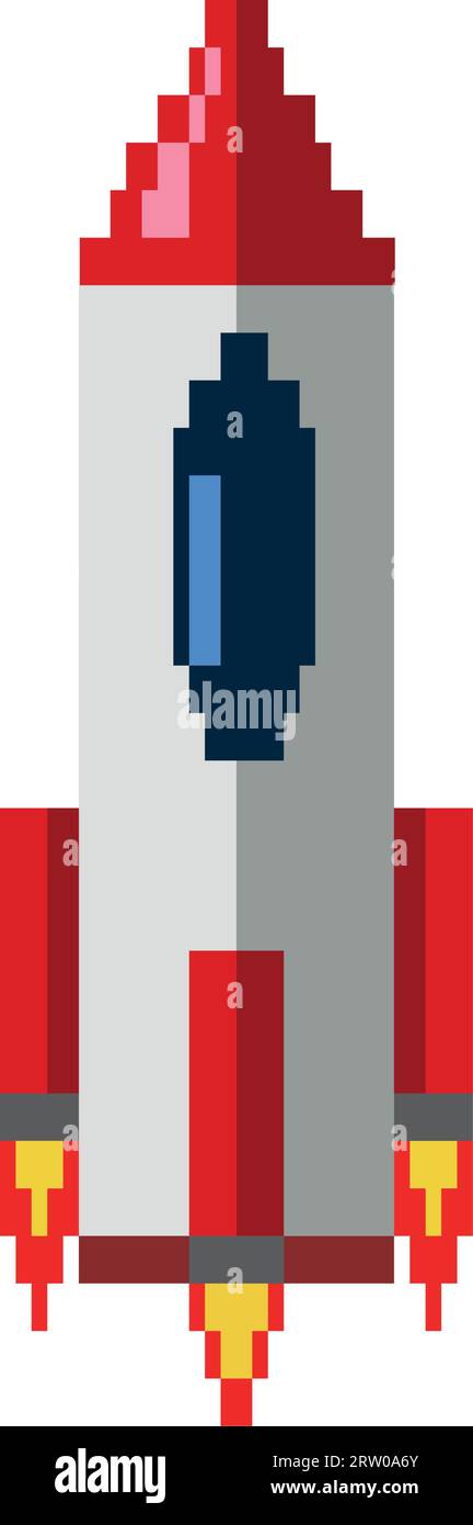 battle ship pixels space Stock Vector Image & Art - Alamy