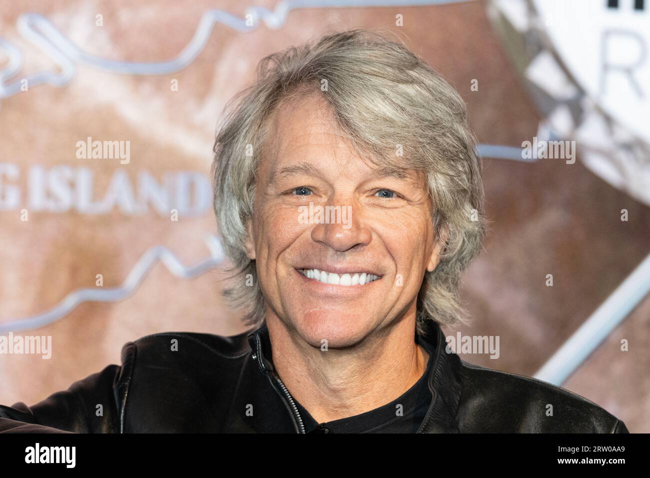 Jon Bon Jovi visits the Empire State Building in New York on September ...