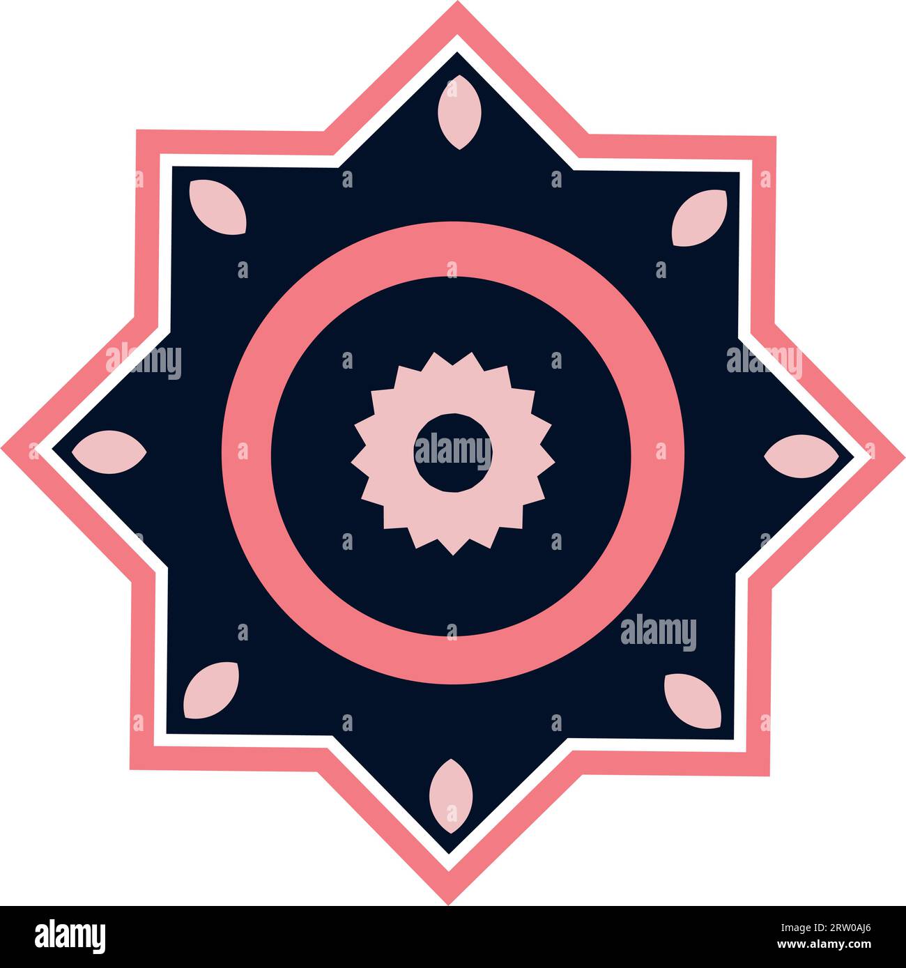 islamic star decoration icon Stock Vector Image & Art - Alamy