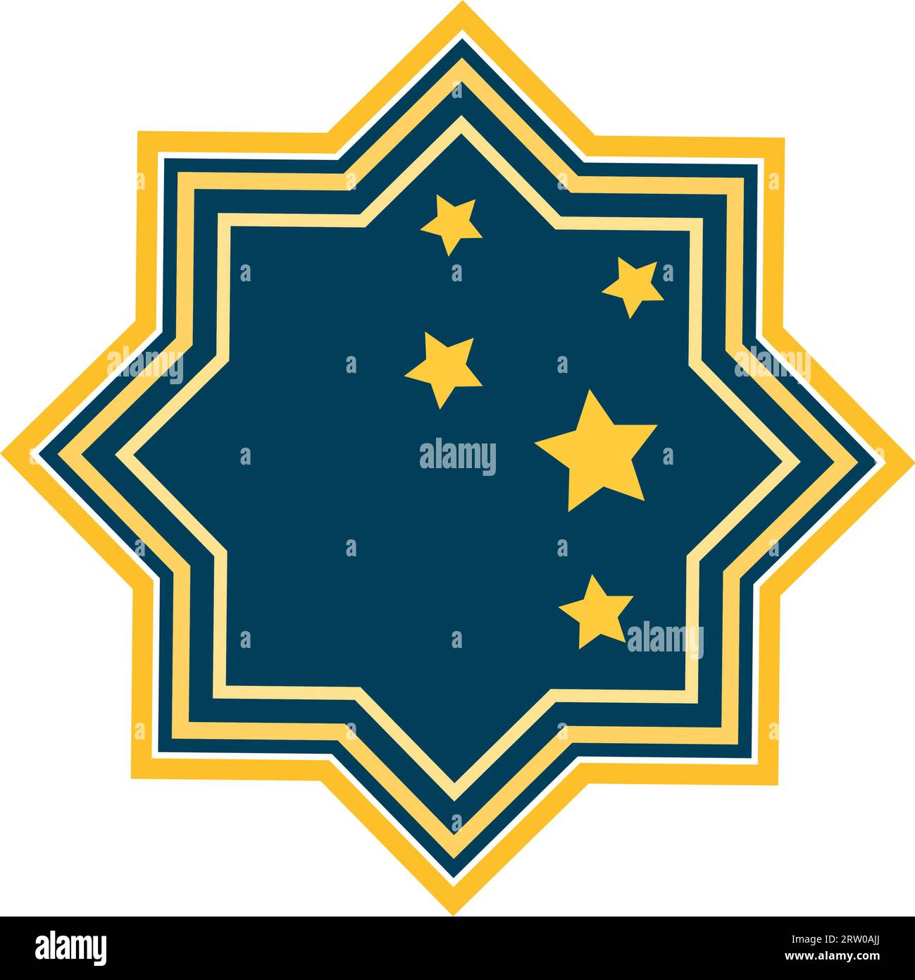 islamic star frame icon Stock Vector Image & Art - Alamy