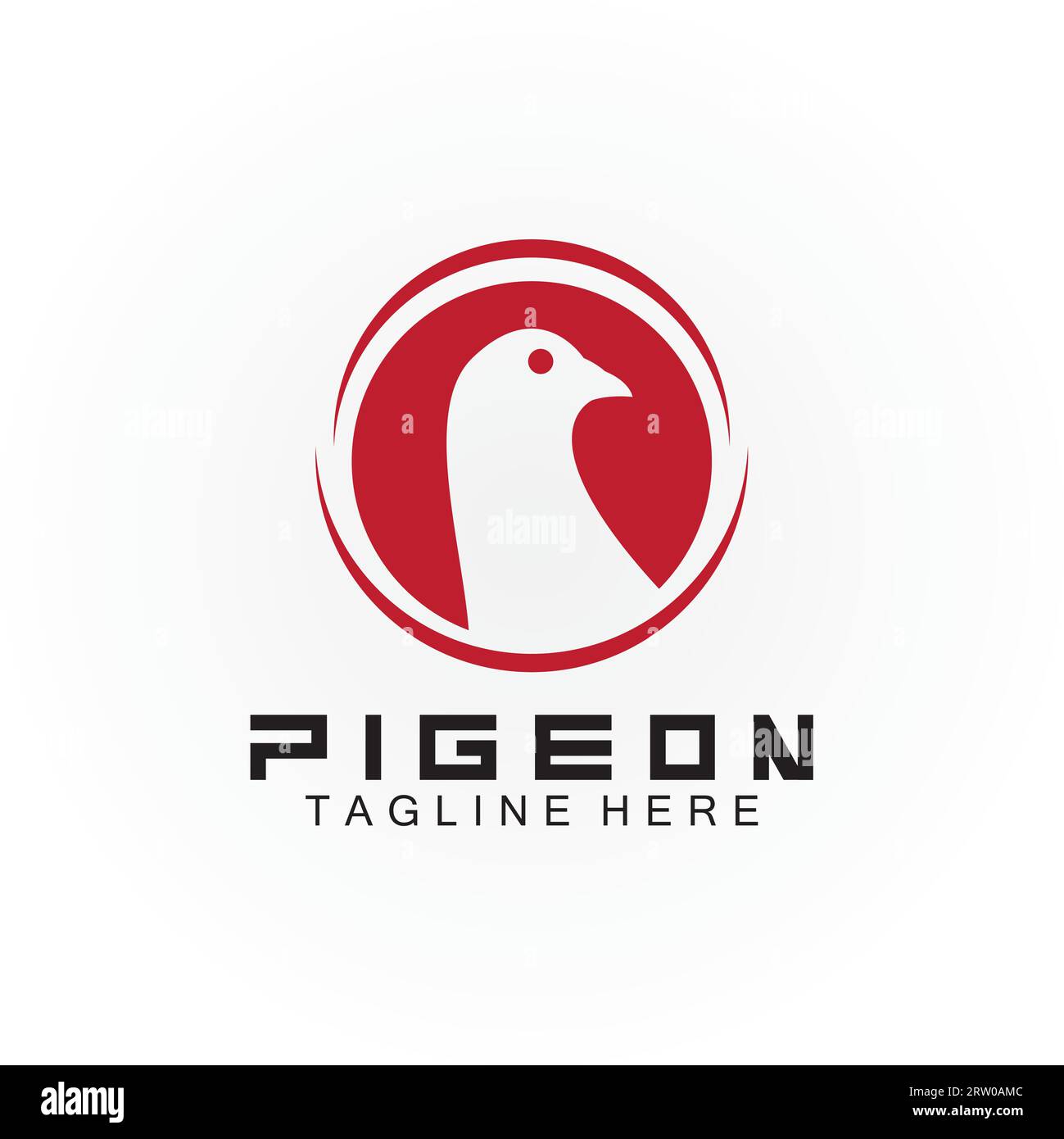 Pigeon bird logo vector icon illustration design template Stock Vector ...