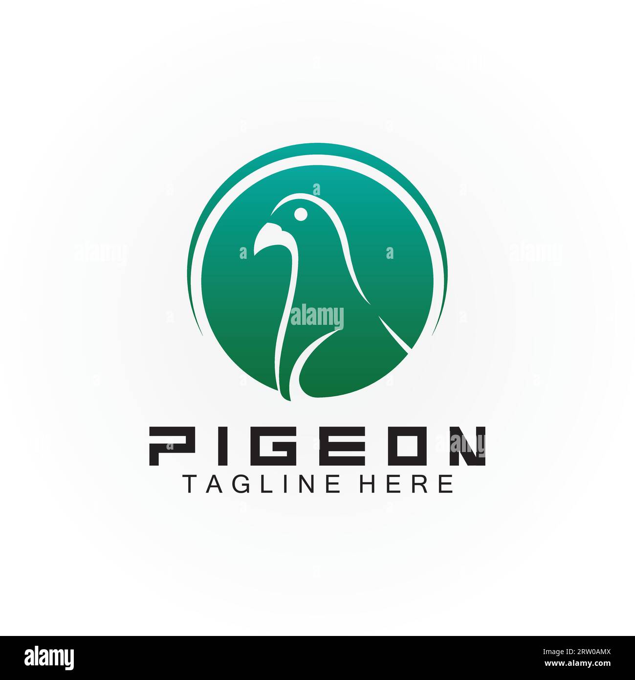 Pigeon bird logo vector icon illustration design template Stock Vector ...