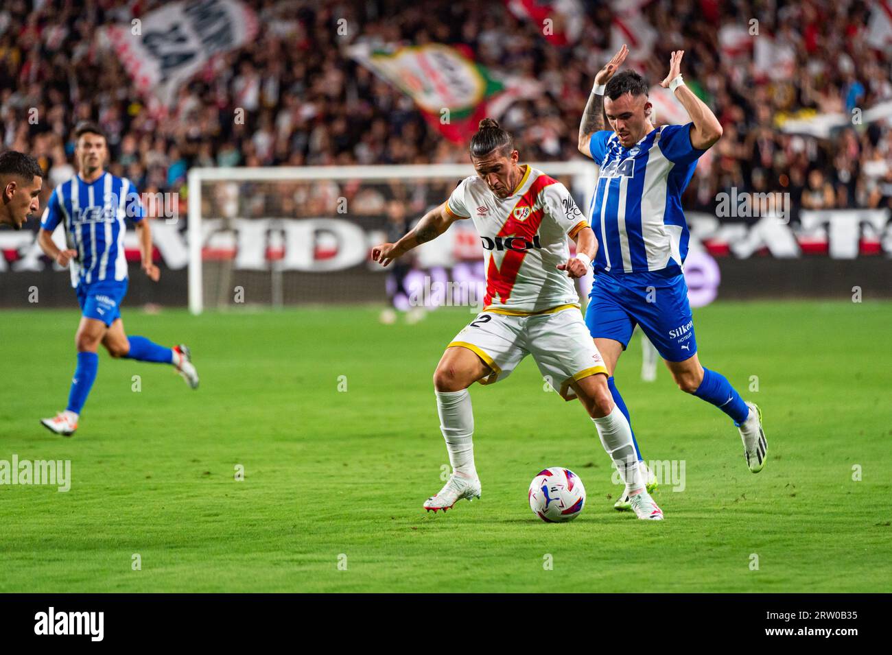Madrid, Spain. 15th Sep, 2023. Alfonso Espino (Rayo Vallecano) in ...