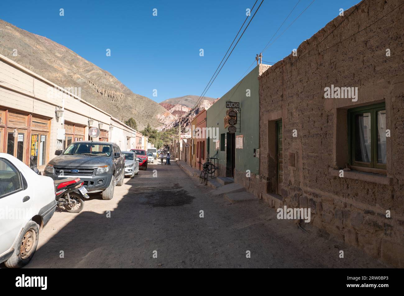 Purmamarca, Argentina: 2023 June 9: Streets of the tourist city of ...
