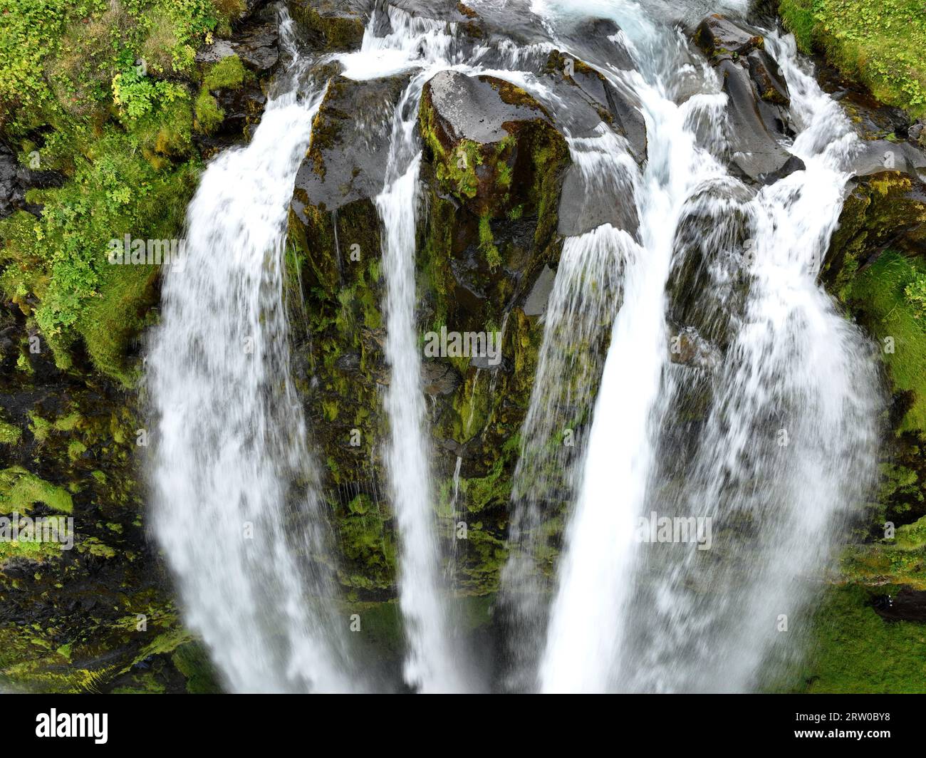 Seljalandsfoss is a waterfall, situated on the South Coast of Iceland ...
