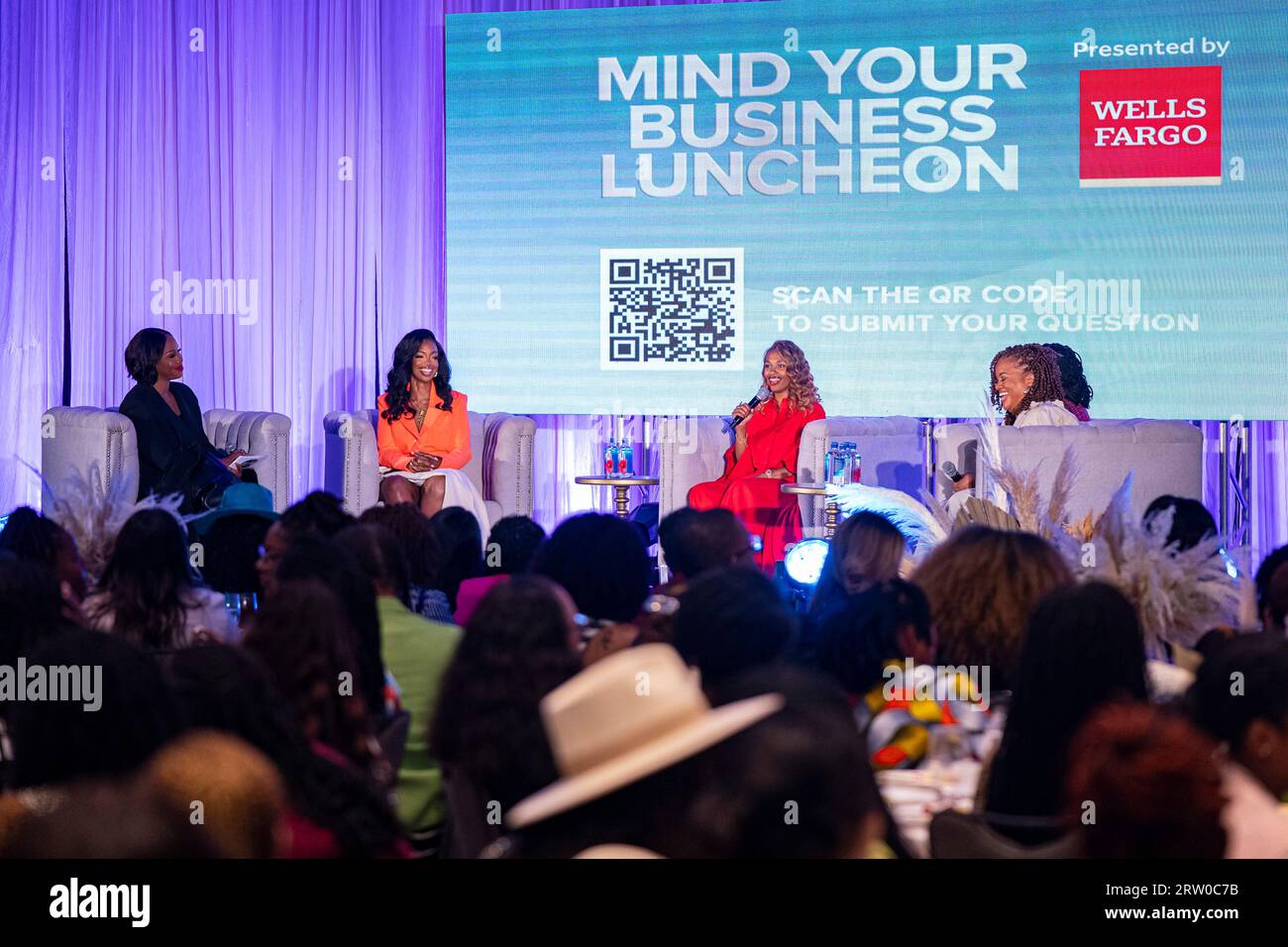IMAGE DISTRIBUTED FOR WOMAN EVOLVE - Sarah Jakes Roberts held a "Mind Your Business" luncheon ...