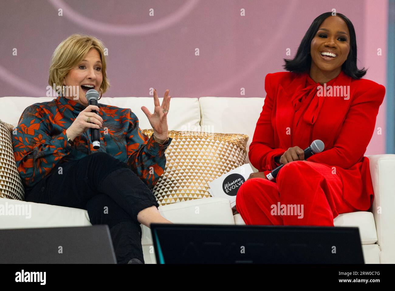 IMAGE DISTRIBUTED FOR WOMAN EVOLVE - Sarah Jakes Roberts and Dr. Brené ...