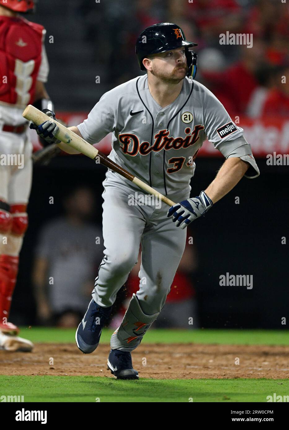 ANAHEIM, CA - SEPTEMBER 15: Detroit Tigers catcher Jake Rogers (34 ...