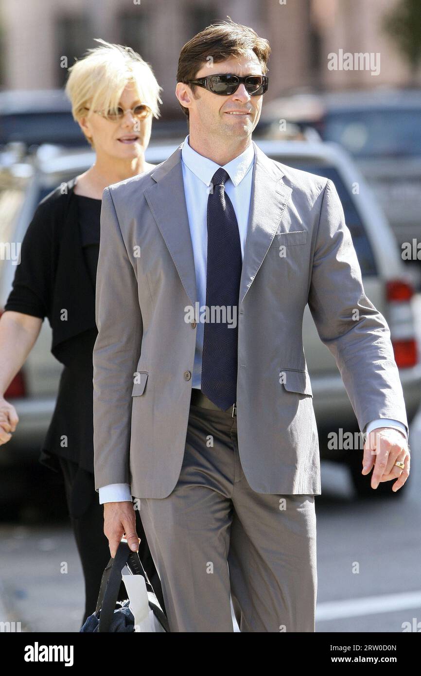 New York September 21 Actor Hugh Jackman Ava Eliot Jackman And Actor Deborra Lee Furness