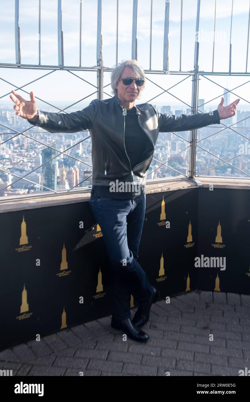 New York, United States. 15th Sep, 2023. American musician, Jon Bon ...