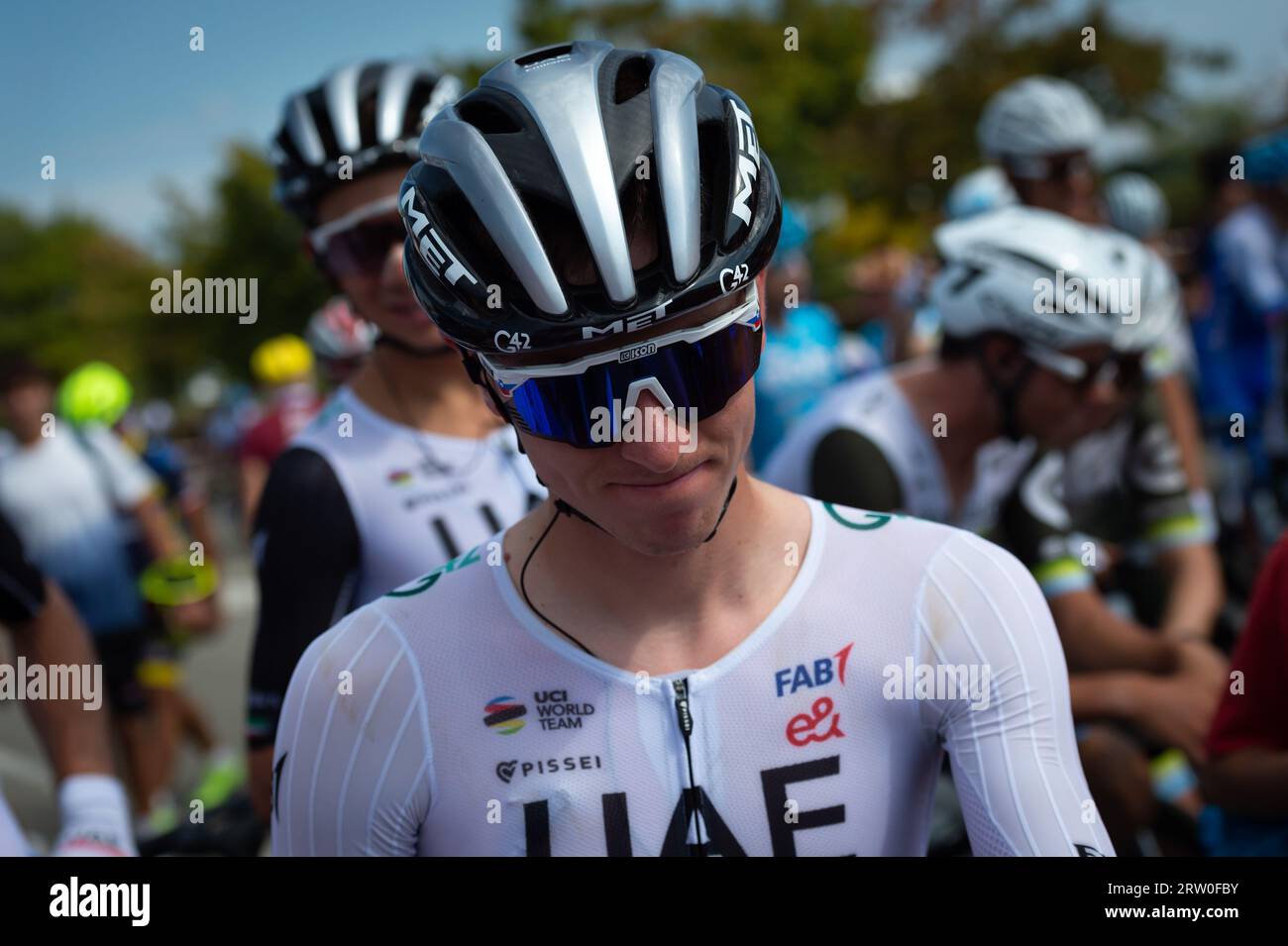 Pisa, Italy. 14th Sep, 2023. Tadej Pogacar - Portrait during Coppa ...