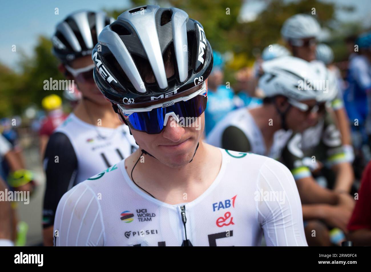 Pisa, Italy. 14th Sep, 2023. Tadej Pogacar - Portrait during Coppa ...