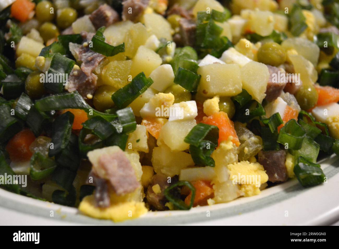 A popular and healthy salad on the territory of the former Soviet Union ...