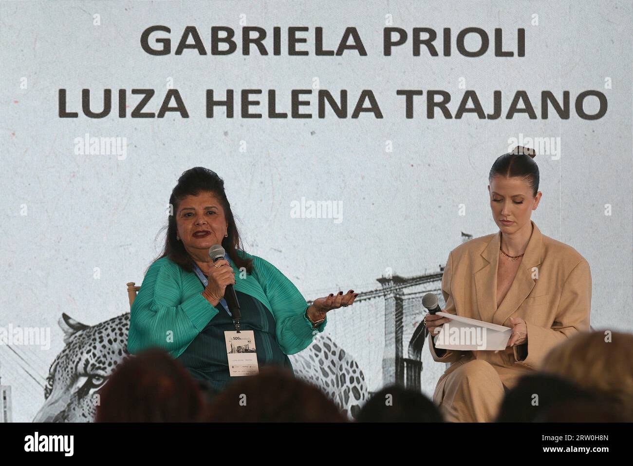 United Nations, New York, USA, September 15, 2023 - Luiza Helena ...