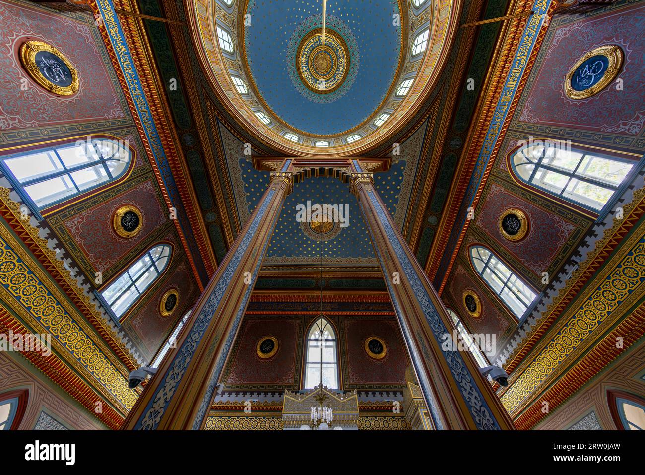 Istanbul, Turkey, September 11, 2023: Yildiz Hamidiye Mosque built by ...