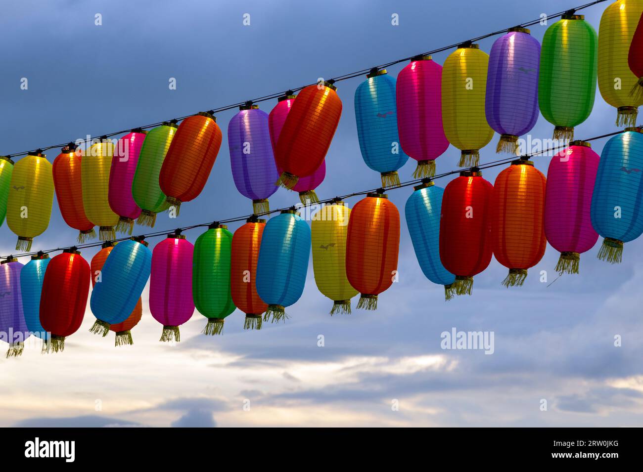 Hong Kong Mid Autumn Lantern festival, Hong Kong, China Stock Photo - Alamy