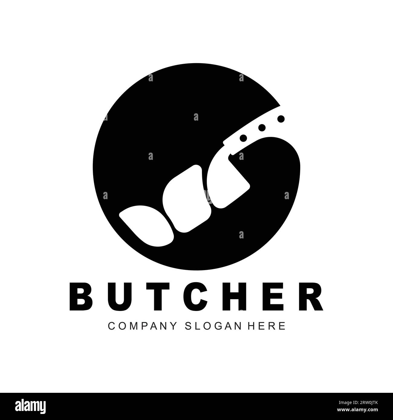 Butcher logo hi-res stock photography and images - Alamy