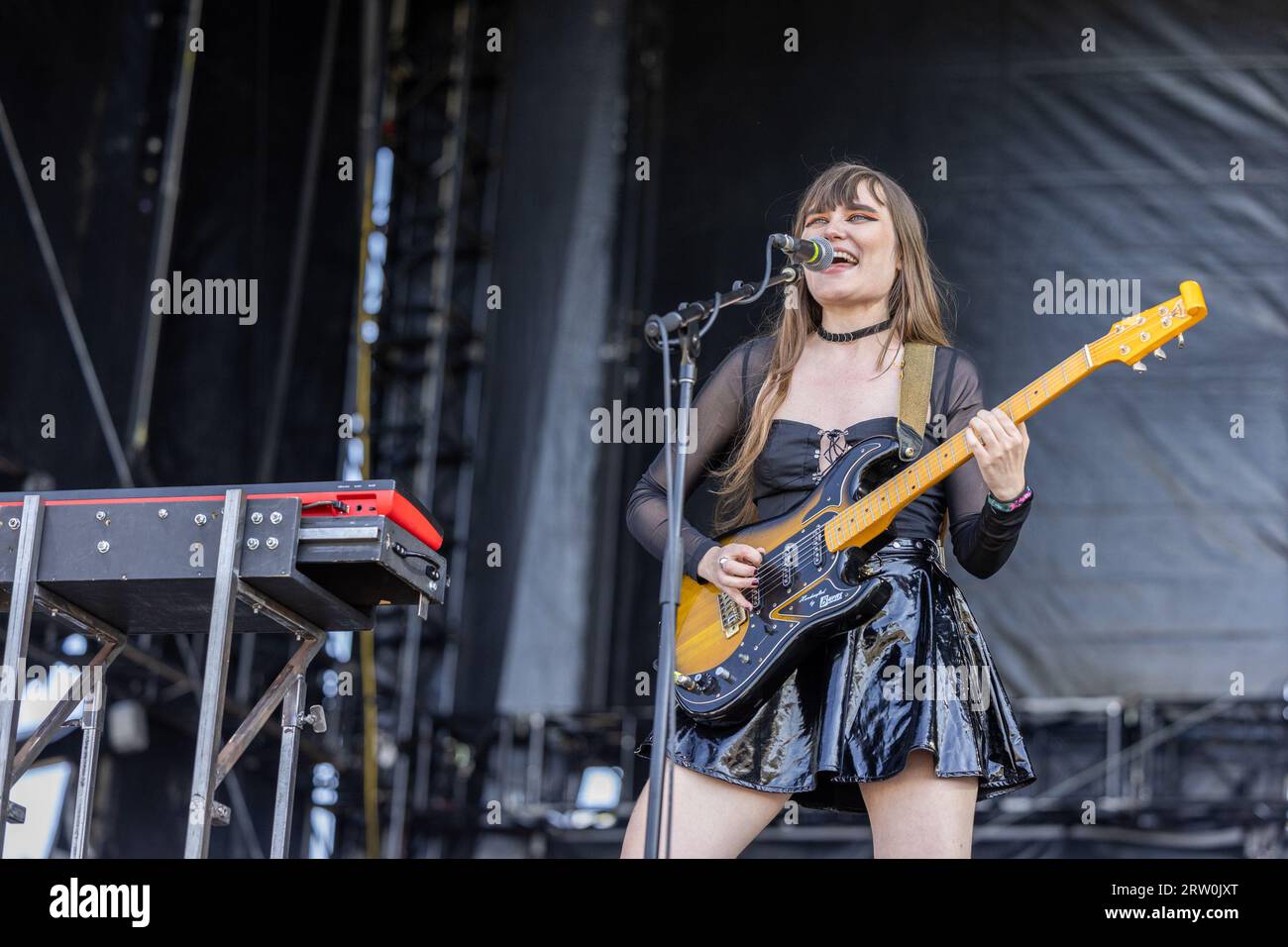 Chicago, USA. 15th Sep, 2023. Jess Allanic of Calva Louise during Riot Fest Music Festival on ...