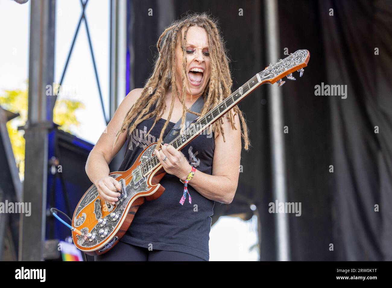 Chicago, USA. 15th Sep, 2023. Shelly Webster of Fea during Riot Fest ...