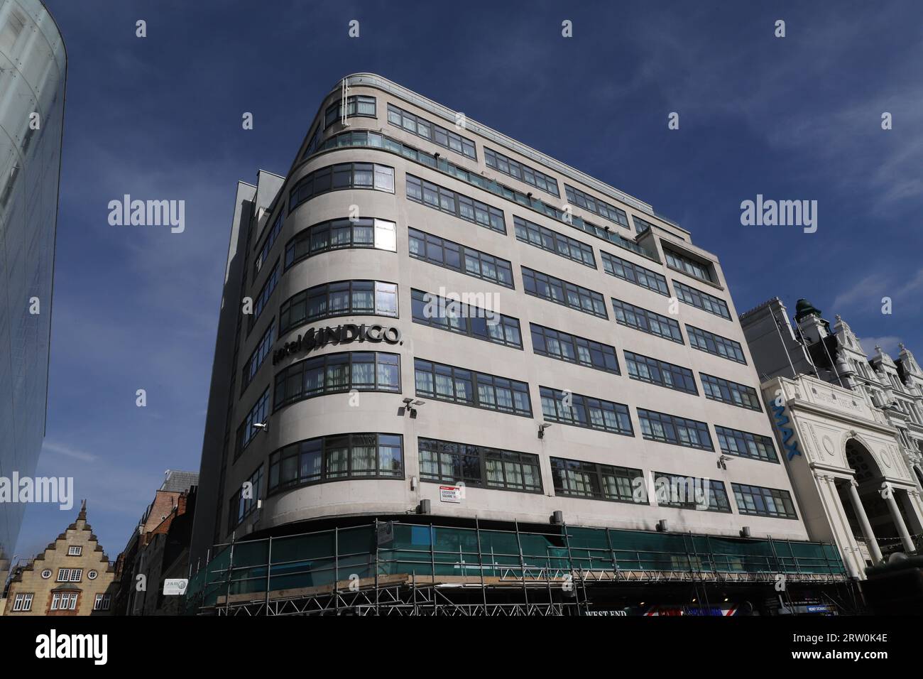 Exterior of Hotel Indigo London Leicester Square, London, UK September ...