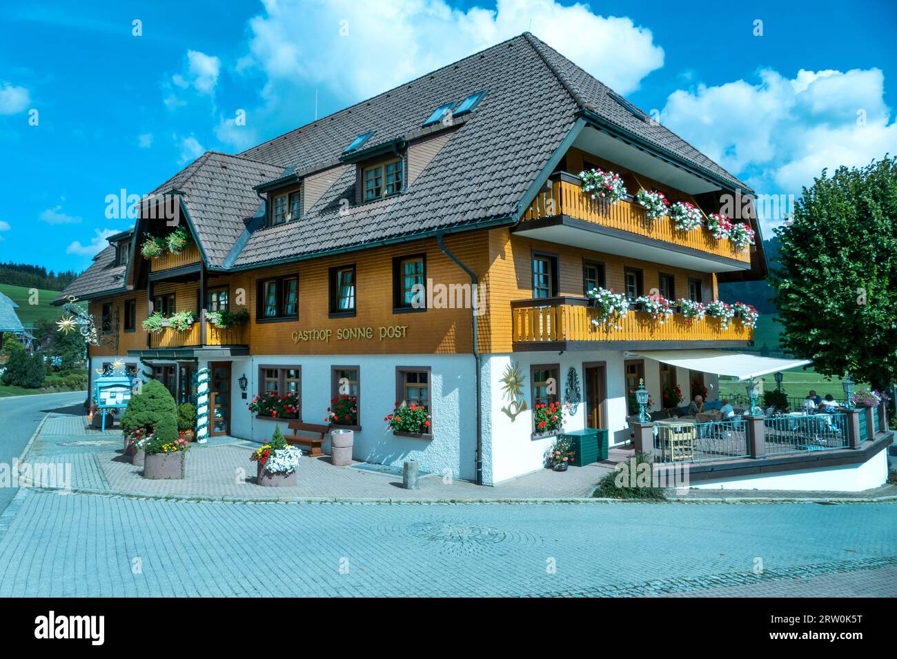 Traditional Hotel in the Black Forrest Germany Stock Photo - Alamy
