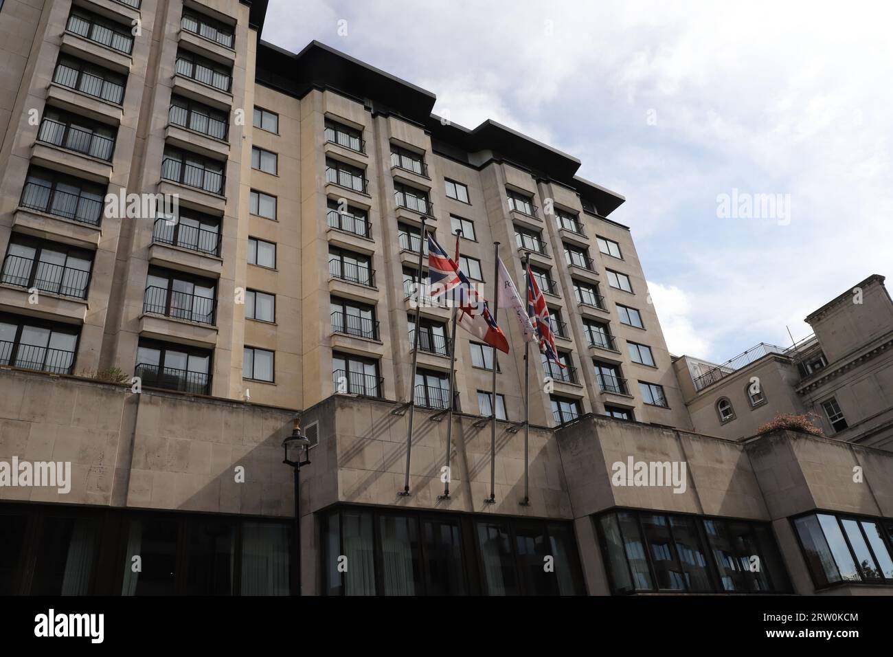 Exterior of InterContinental London Park Lane, London, UK September ...