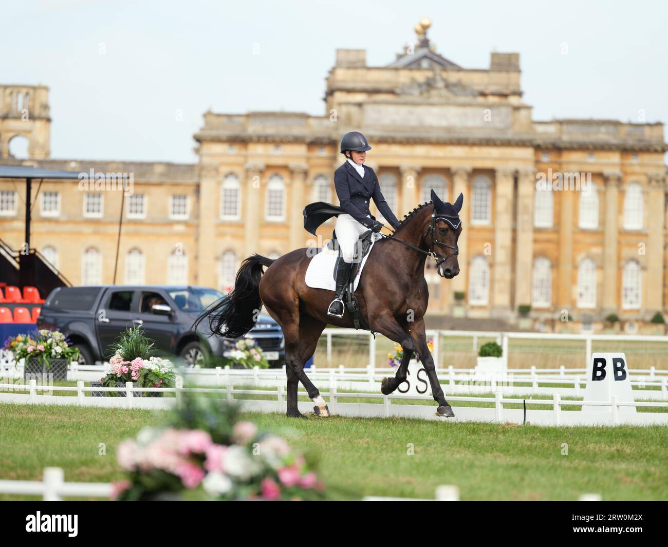 Claire Duffin of Great Britain with Vivienne Du Carel during the CCI-L ...