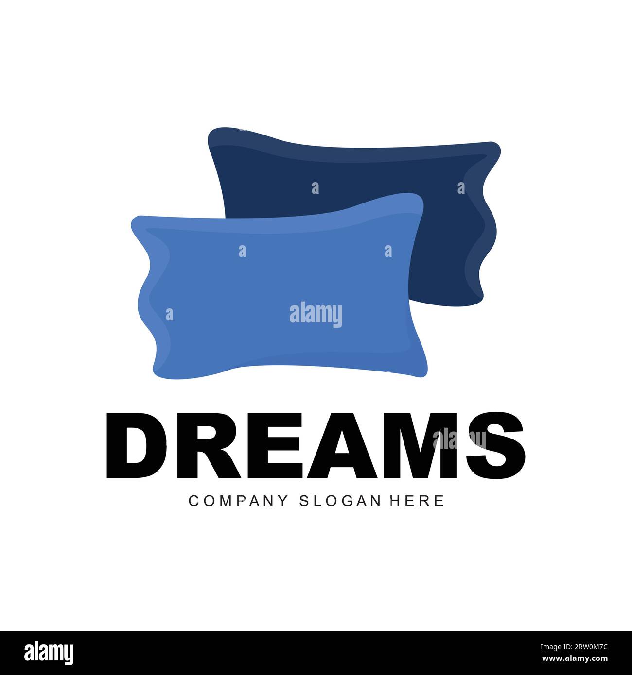 Sleep sleeping logo design hi-res stock photography and images - Alamy