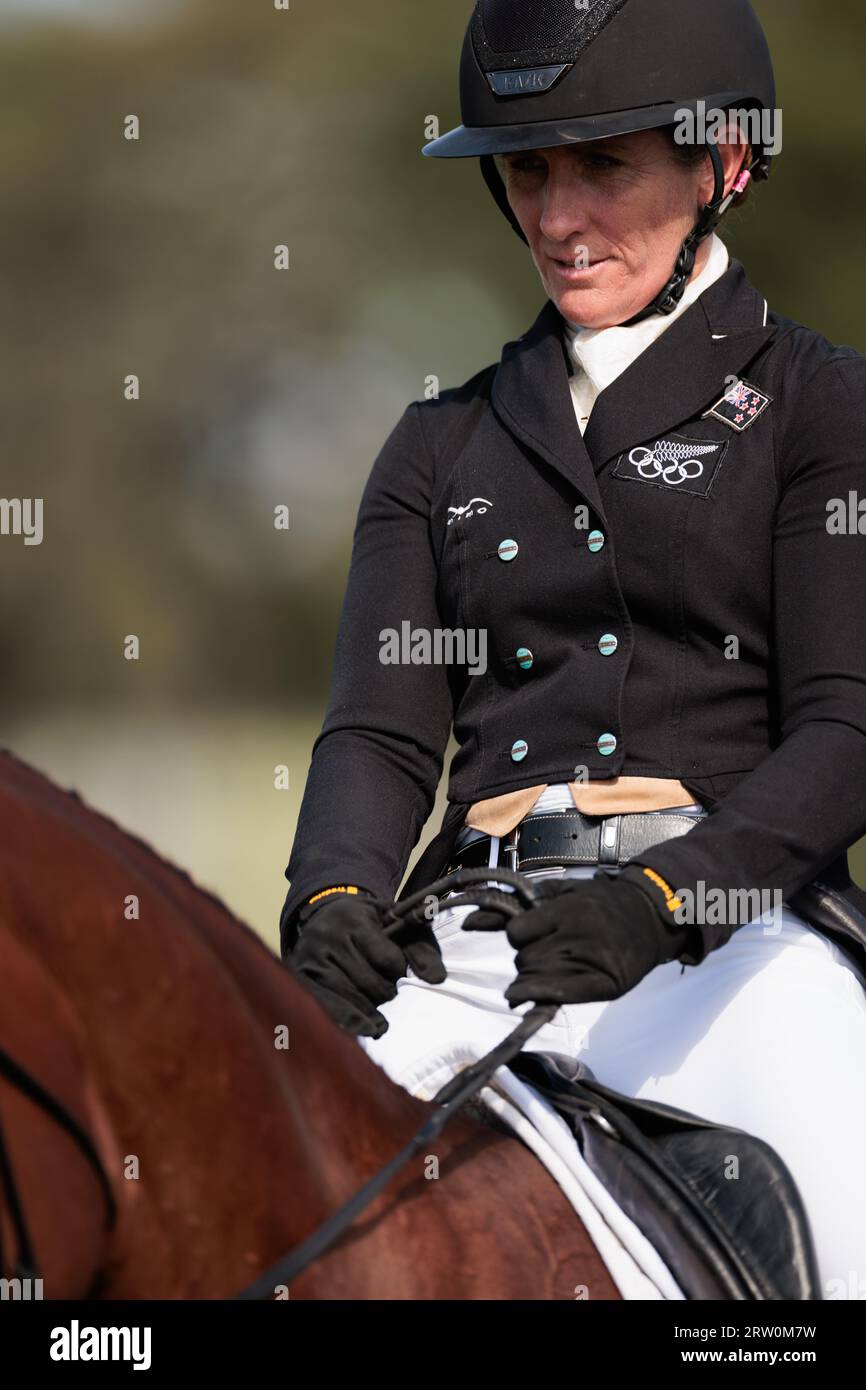Caroline Powell of New Zealand with Cbi Aldo during the CCI-L 4 ...