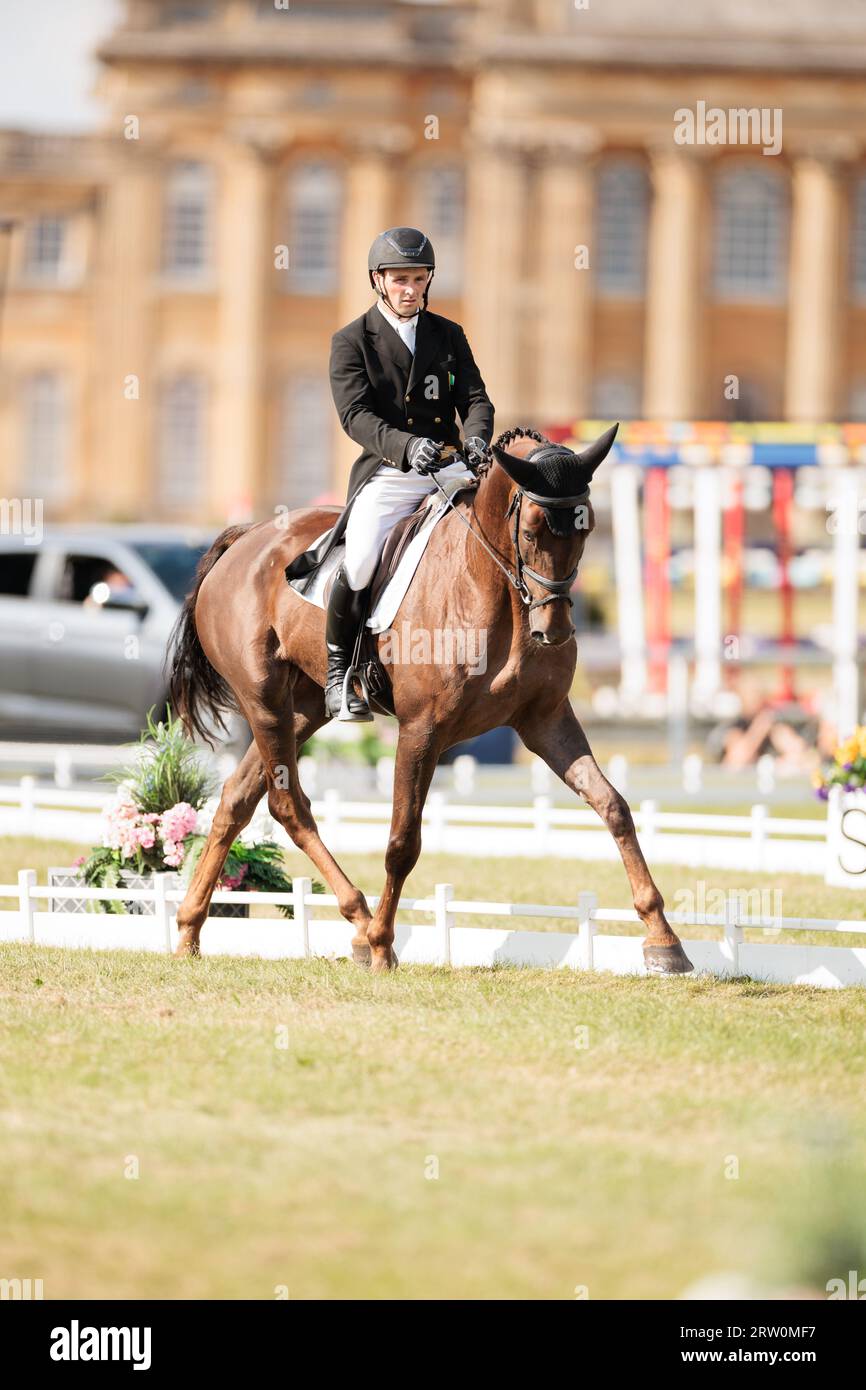 Patrick Whelan of Ireland with Ikoon Lan during the CCI-L 4* dressage ...