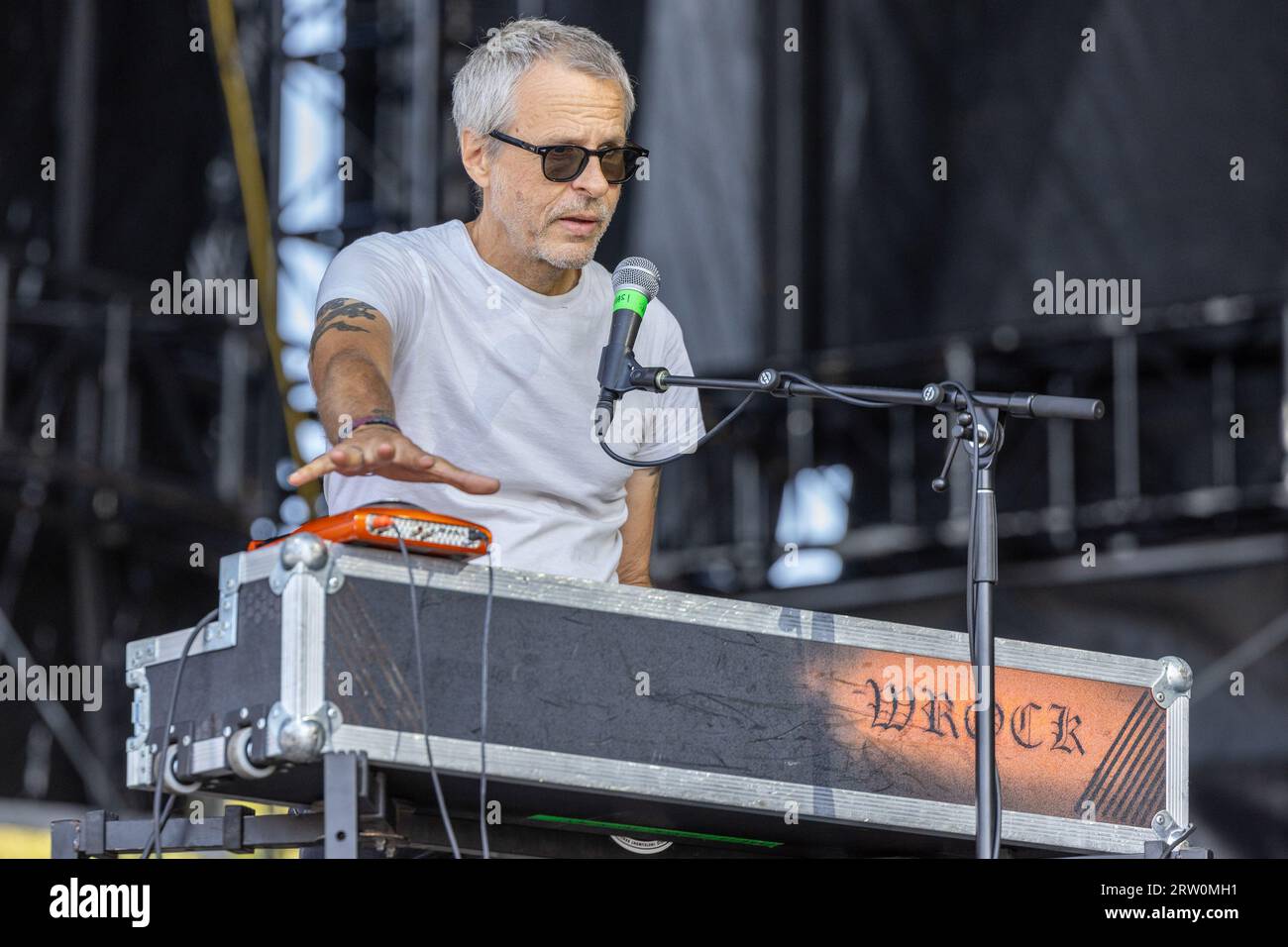 Chicago, USA. 15th Sep, 2023. Sam Coomes of Quasi during Riot Fest ...