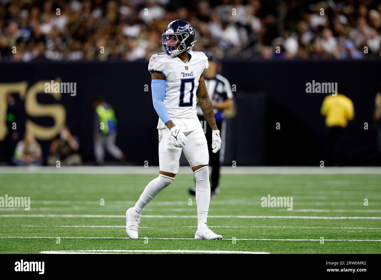 Tennessee Titans cornerback Sean Murphy-Bunting (0) during an NFL ...
