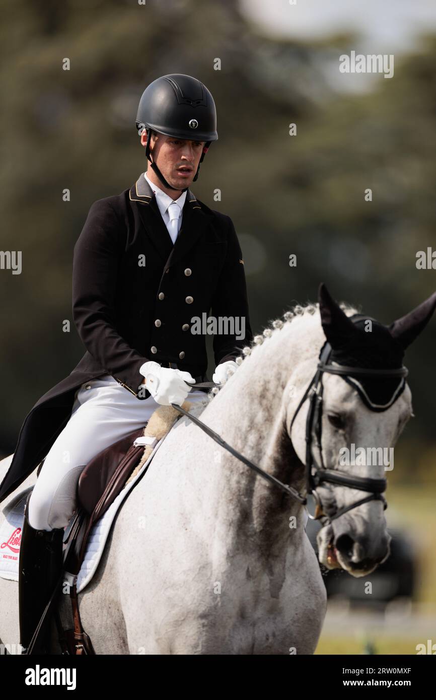 Tom Rowland of Great Britain with Dreamliner during the CCI-L 4 ...