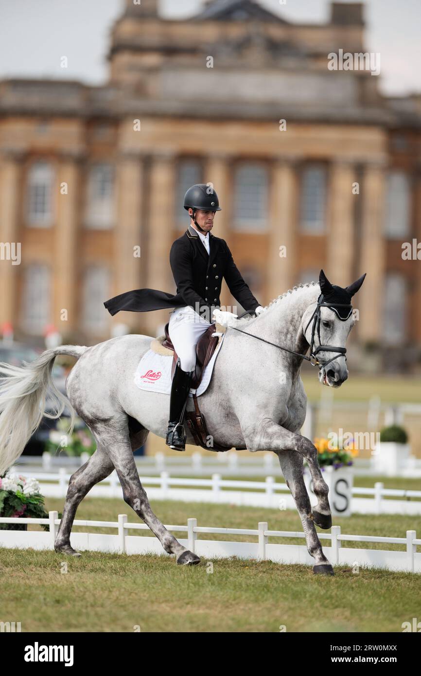 Tom Rowland of Great Britain with Dreamliner during the CCI-L 4 ...